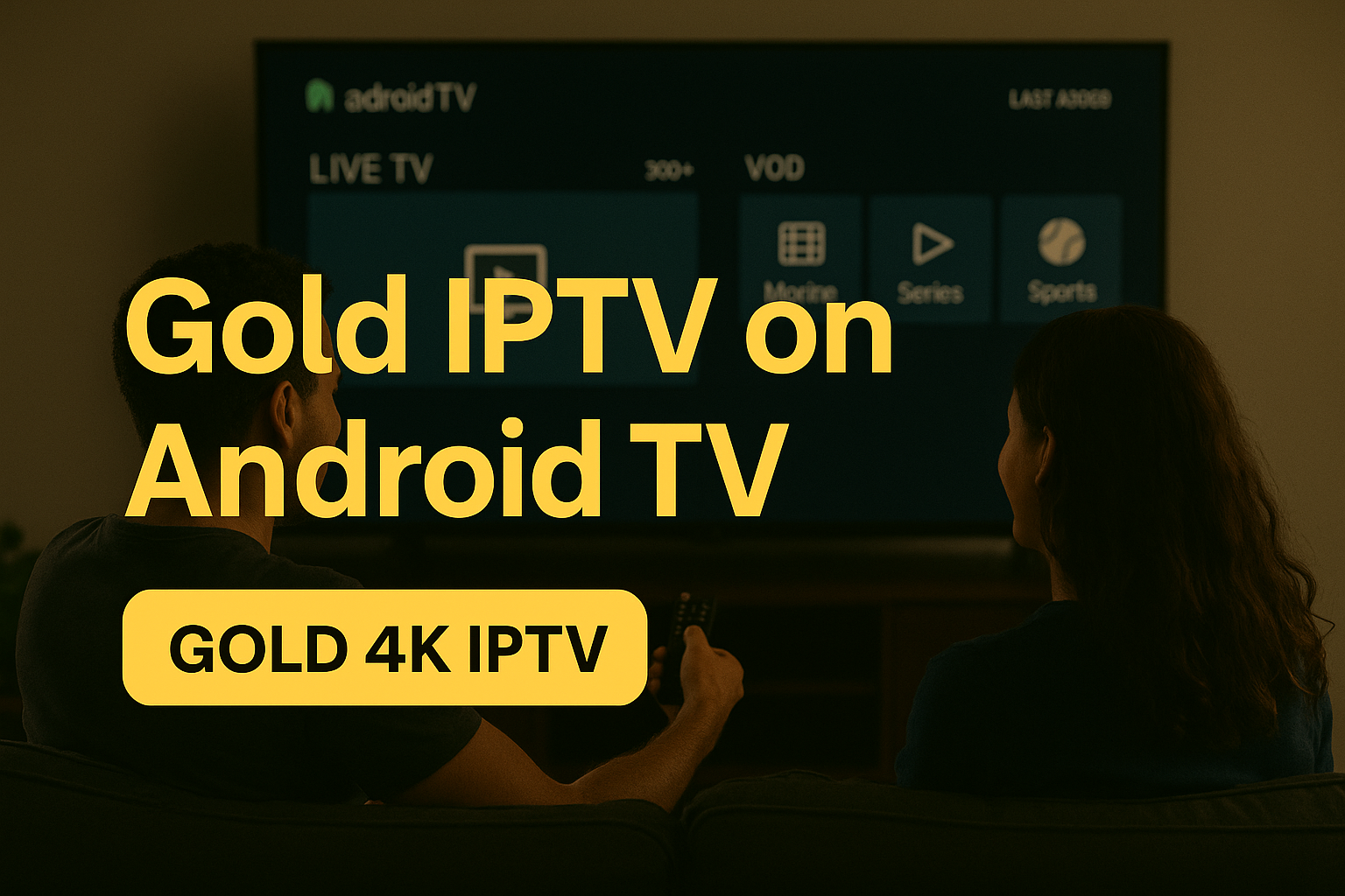 Gold IPTV On Android TV | Setup, Features & Streaming Guide | Gold4k IPTV