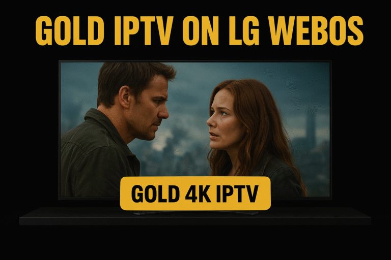 Gold IPTV On LG WebOS: Easy Setup Guide | Gold4k IPTV